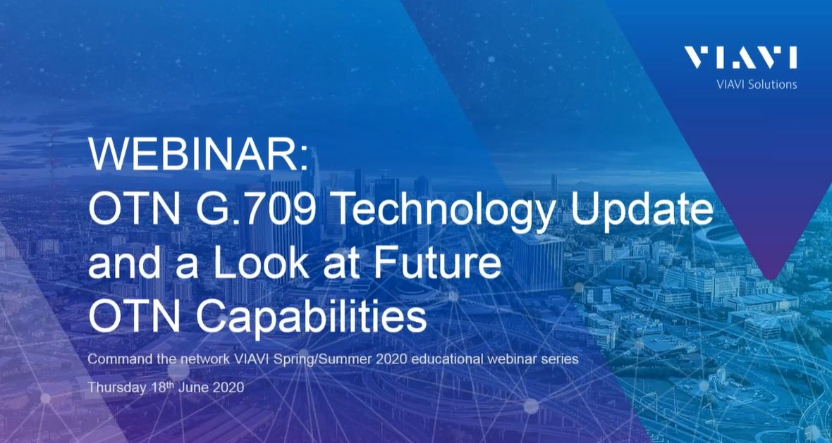 OTN G.709 technology update including information about future capabilities
